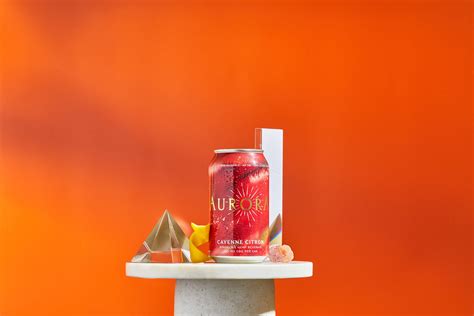 Cayenne Citron Sparkling Hemp Beverage Aurora Elixirs