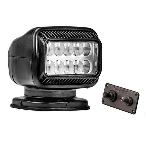 Golight Radioray Gt Series Permanent Mount Black Led Hard Wired