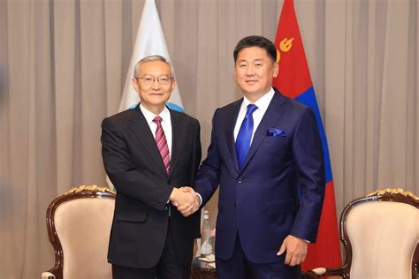 Ерөнхийлөгч У Хүрэлсүх ШХАБ ын Ерөнхий нарийн бичгийн дарга Жан Мин тэй уулзав