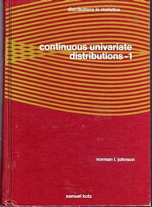 Distributions In Statistics Continuous Univariate Distributions 2