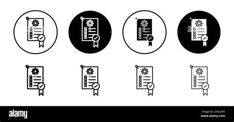 quality check icon vector logo set collection for web app ui stock vector image and art alamy