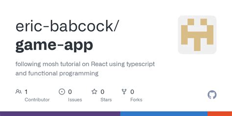 Github Eric Babcockgame App Following Mosh Tutorial On React Using