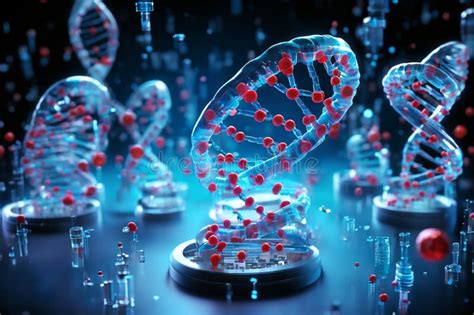 3d Dna Helix Structure Illuminated Stock Illustration Illustration Of Base Structure 315493420