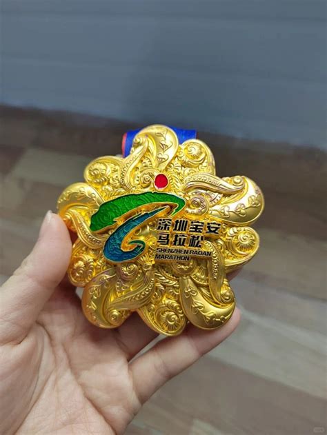 上上跑的深圳宝安马拉松奖牌是生锈了吗？1황단단来自小红书网页版