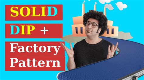 solid dependency inversion principle dip factory design pattern