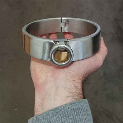 Hochwertiges Edelstahl Bdsm Halsband Anpassbare Bondage Etsyde