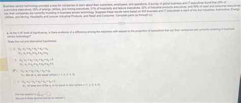 Solved Use The Following Contingency Table To Complete A