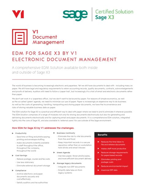 Edm For S Age X3 By V1 Elec Tronic Document M Anagement Pdf Computer File Microsoft Office