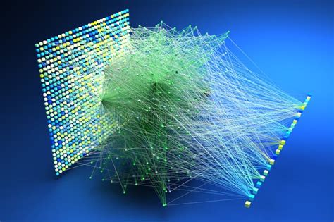 Data Concept Internet Connection Network High Digital Technology 3d Render Stock Illustration