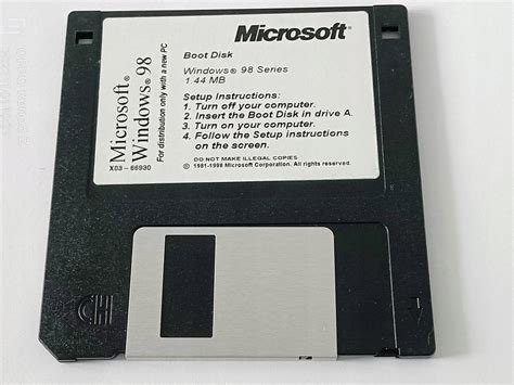 Microsoft Windows 98 Boot Disk Dysk Instalacyjny 12814172746 Oficjalne Archiwum Allegro