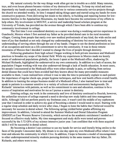 What Makes A Great Personal Statement Pt 1 Of 3 Dat Bootcamp