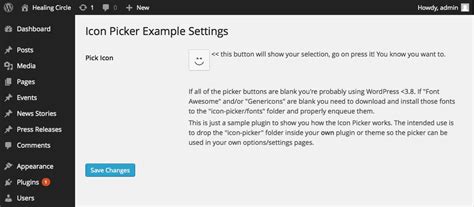 GitHub Kmhcreative Icon Picker A JQuery Plugin To Make Picking Icon Fonts In WordPress A Breeze