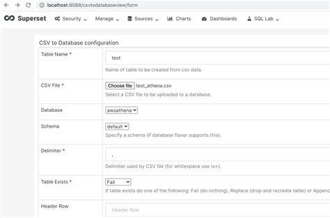 Athena Csv Import Fail No Text Type · Issue 10054 · Apachesuperset · Github