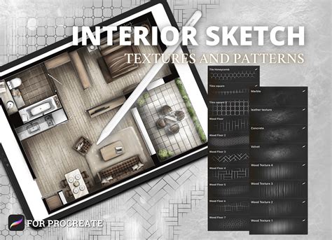 Procreate Brushes For Interior Sketch And Architecture Behance