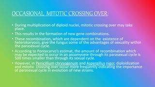 Parasexual Cycle PPT