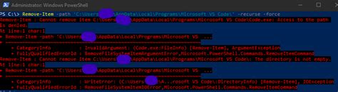 powershell unable to delete file windows 10 permissions issue