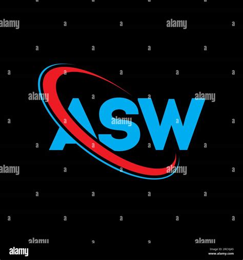 Asw Logo Asw Letter Asw Letter Logo Design Initials Asw Logo Linked