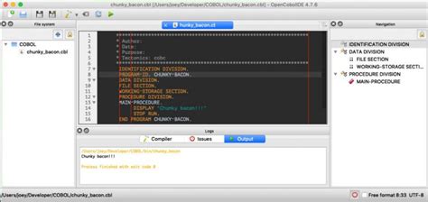 A Quick And Dirty Guide To Installing A COBOL Compiler And IDE On MacOS And Get A COBOL Book At