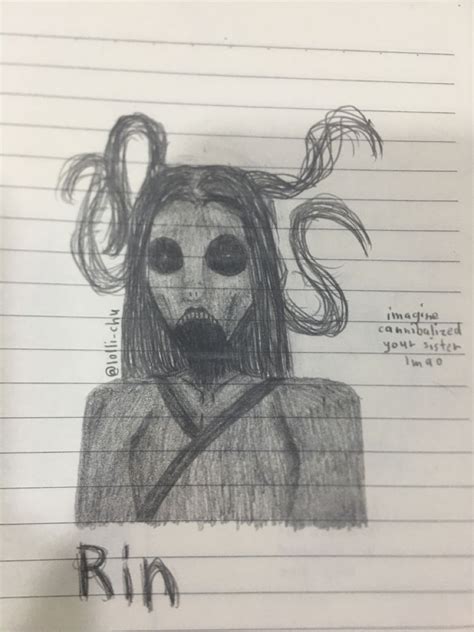 Rin And Mio Behind Her Head Roblox The Mimic Fanart The Mimic Fan