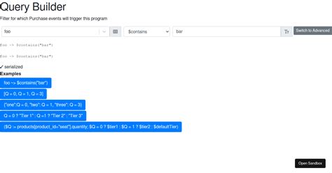 Jsonata Visual Editor Codesandbox