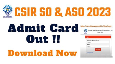 Csir Case So Aso Tier 2 Admit Card 2024 Out Download Link All Jobs