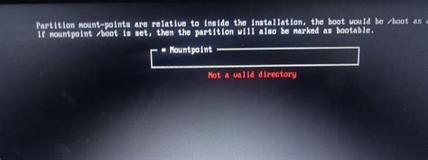 arch linux am installing arch linux in a specific partition so i
