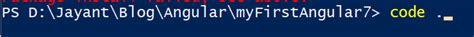 How To Create Angular 7 Project Using Angular Cli Jayant Tripathy