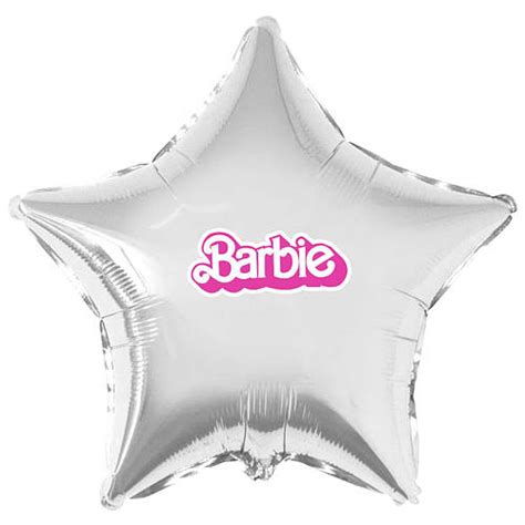 Купити Наклейка Барбі лого стандарт на кульку 18 поштучно без кульки ціна 30 ₴ Prom Ua