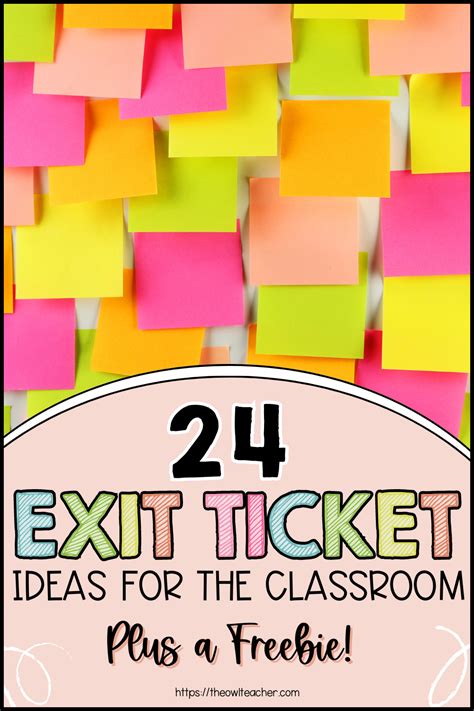 24 Exit Ticket Ideas For The Classroom Artofit