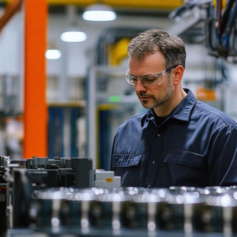 Image Of A Manager Implementing Lean Manufacturing Techniques Premium Ai Generated Image