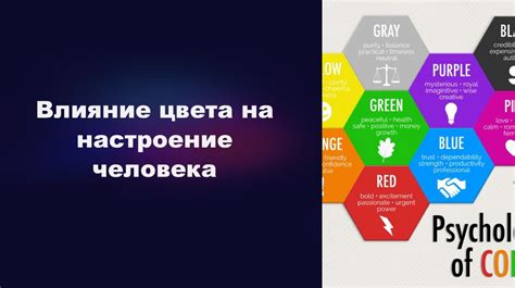 Влияние цвета на настроение человека презентация онлайн