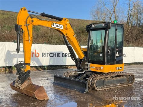 2021 Jcb 51r 1 Mini Excavator Ritchie Bros Auctioneers
