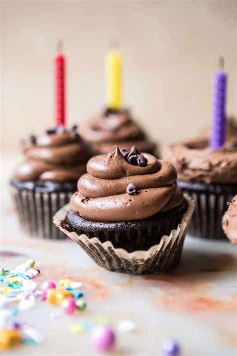 The Best Chocolate Birthday Cupcakes With Fudgy Chocolate Buttercream