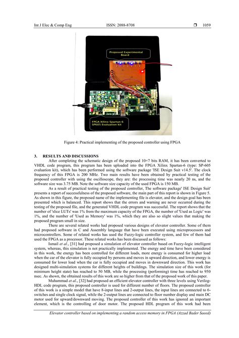 Elevator Controller Based On Implementing A Random Access Memory In Fpga Pdf