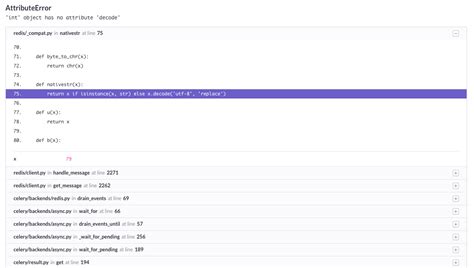 AttributeError List Object Has No Attribute Decode With Redis Backend Issue Celery