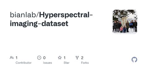 GitHub Bianlab Hyperspectral Imaging Dataset