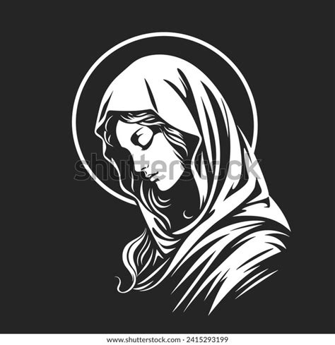 Our Lady Virgin Mary Mother Jesus Stock Vector Royalty Free 2415293199 Shutterstock