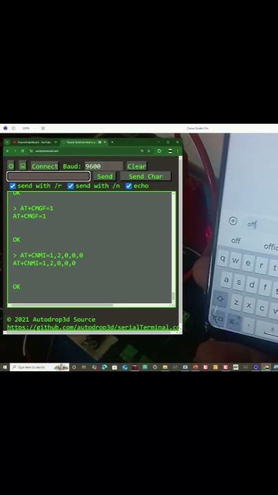 Receiving Messages On Sim800l Electronics Circuit Project Programming Youtube