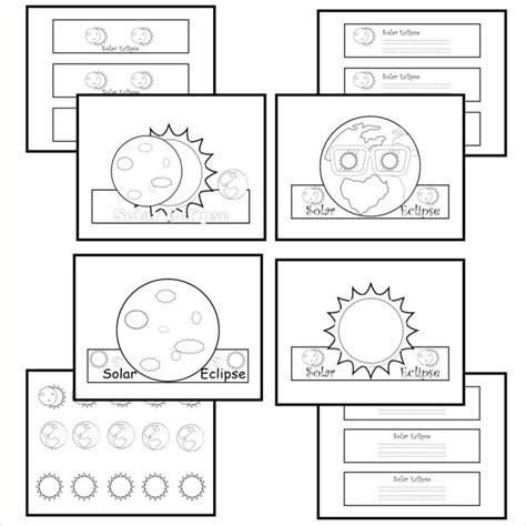 Solar Eclipse Hat Craft Writing Solar Eclipse Headban Crown Craft