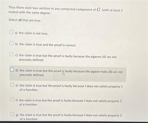 Solved Let G V E Be Any Simple Graph Consider The Chegg Com