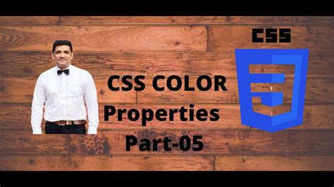 Css Bangla Tutorials By Anik Rahman Css Colors Part 05 Youtube