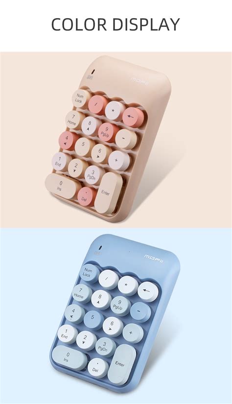 Mofii X910 2 4g Wireless Numeric Keyboard Mixed Color Digital Keypad Financial Accounting