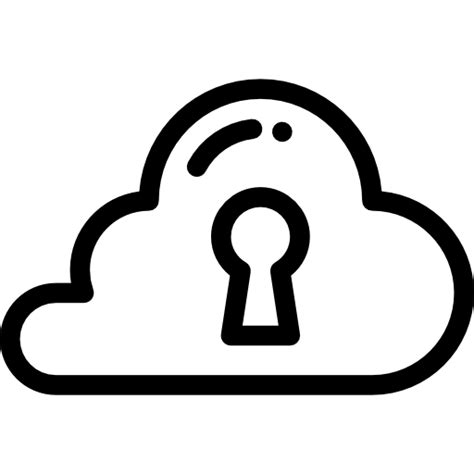 Cloud Detailed Rounded Lineal Icon Cloud Detailed Rounded Lineal Icon