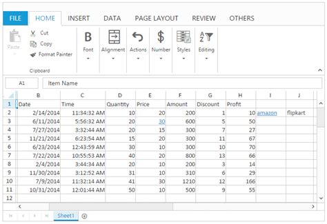 Cell Range With Spreadsheet Widget For Syncfusion Essential JS