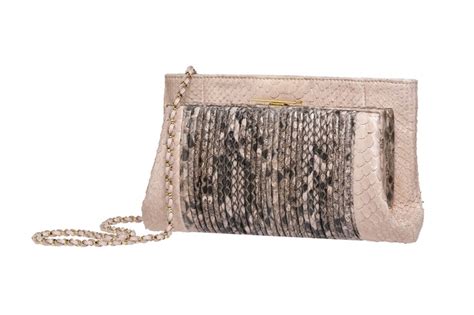 Small Mercer Python Bag Jade Rose