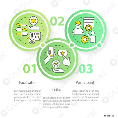 Structure Of Usability Testing Session Circle Infographic Template
