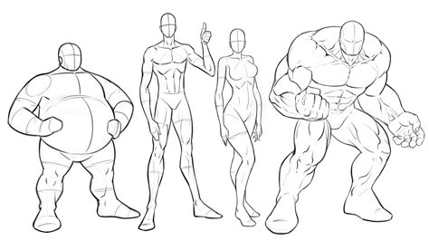 How To Draw Anime Male Body Proportions