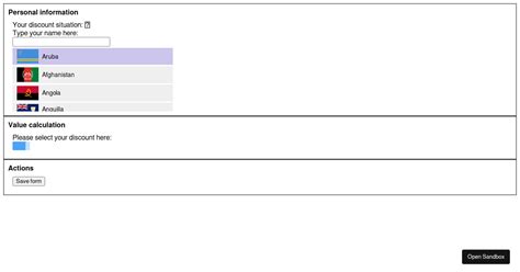 Form Implementation Split Api 2 Codesandbox