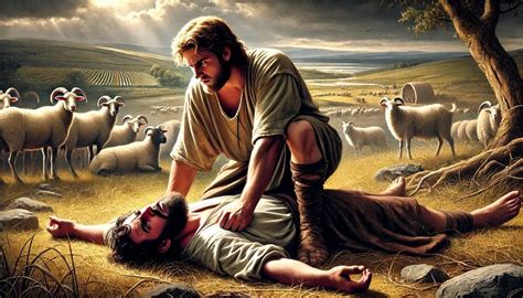 Download Ai Generated Cain And Abel Fraternal Jealousy Royalty Free Stock Illustration Image