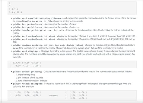 Solved In This Project You Will Make A Class To Represent A Chegg